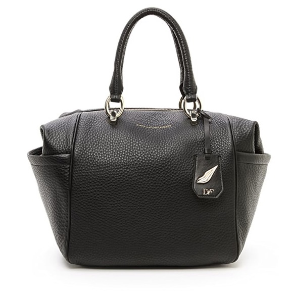 Diane Von Furstenberg | Bags | Dvf Large Sutra Black Duffle Bag | Poshmark